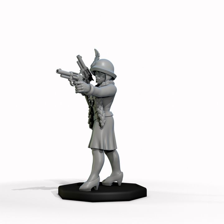 3D Printable Flapper Armed with Gun Cthulhu Investigator 32mm RPG ...