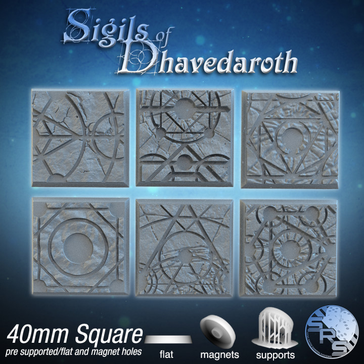 3D Printable Alchemy Base (New) by SRS Studios