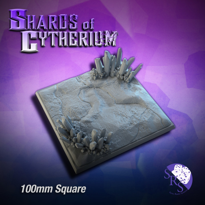 3D Printable Crystal Base Set (New) by Sync Ratio Systems