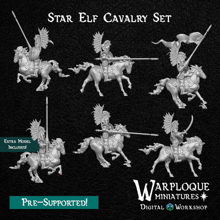 3D Printable The Star Elven Host Bundle by Warp Miniatures