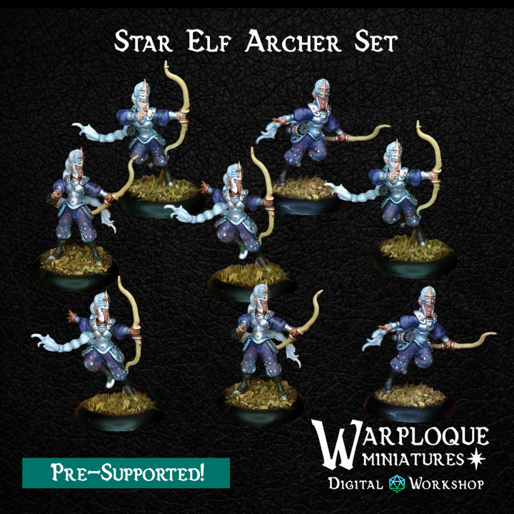 3D Printable The Star Elven Host Bundle by Warp Miniatures