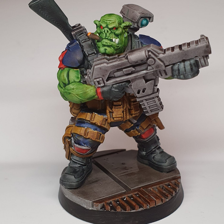 3D Printable UGOK COLONIAL OFFICER CAPTAIN RENE REKESTAS by PAPSIKELS ...