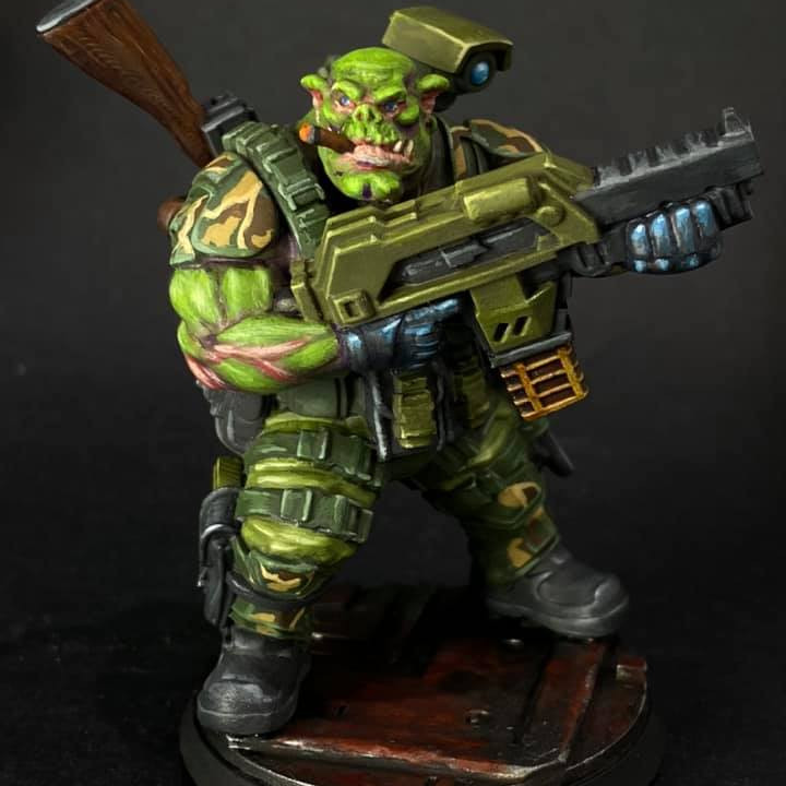 3D Printable UGOK COLONIAL OFFICER CAPTAIN RENE REKESTAS by PAPSIKELS ...