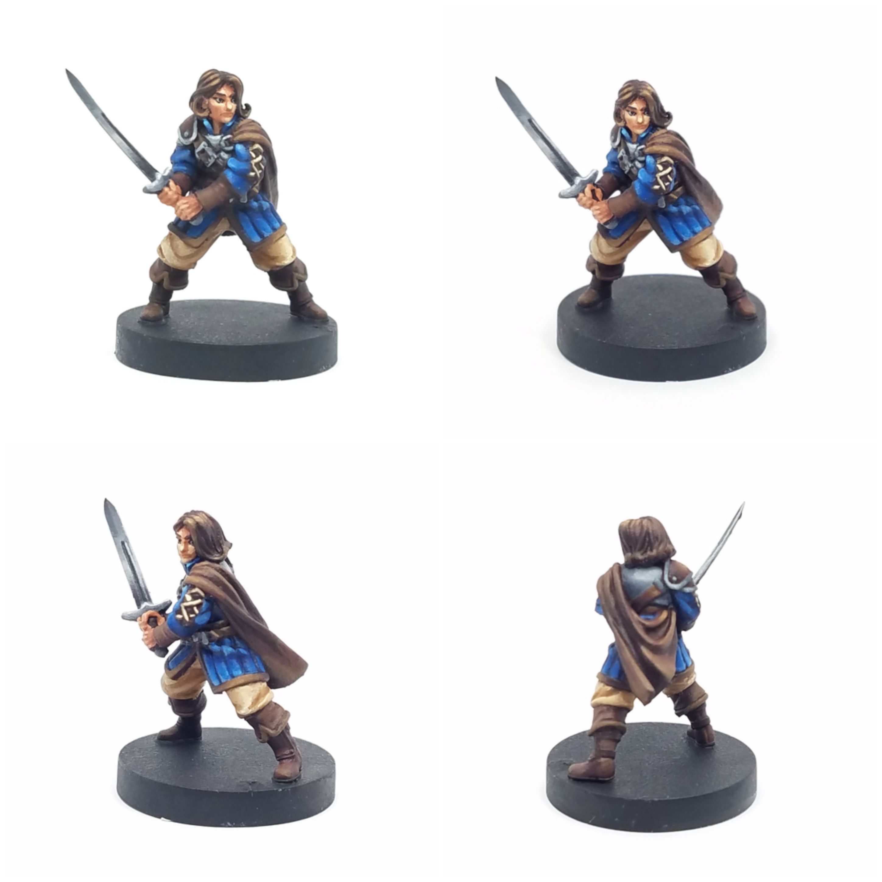 3D Printable Human Fighter [PRE-SUPPORTED] by Vae Victis Miniatures