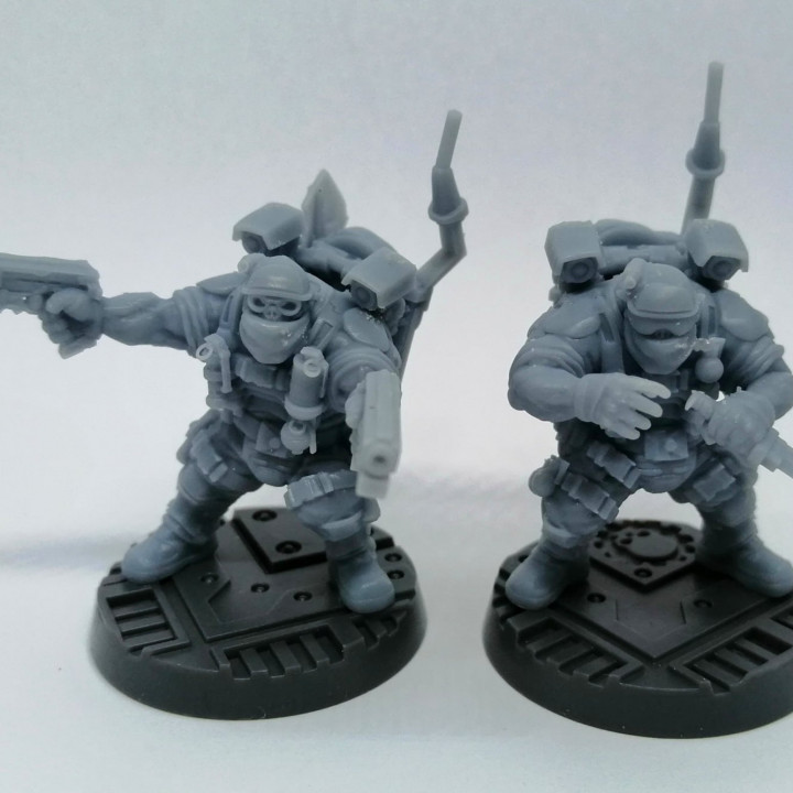 3D Printable UGOK SPECIAL ACTION FORCE FIGHTER - B by PAPSIKELS MINIATURES