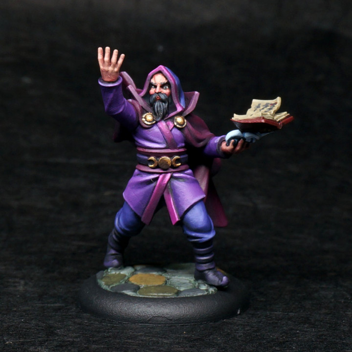 3D Print of Human Wizard [PRE-SUPPORTED] by doctorfaust1