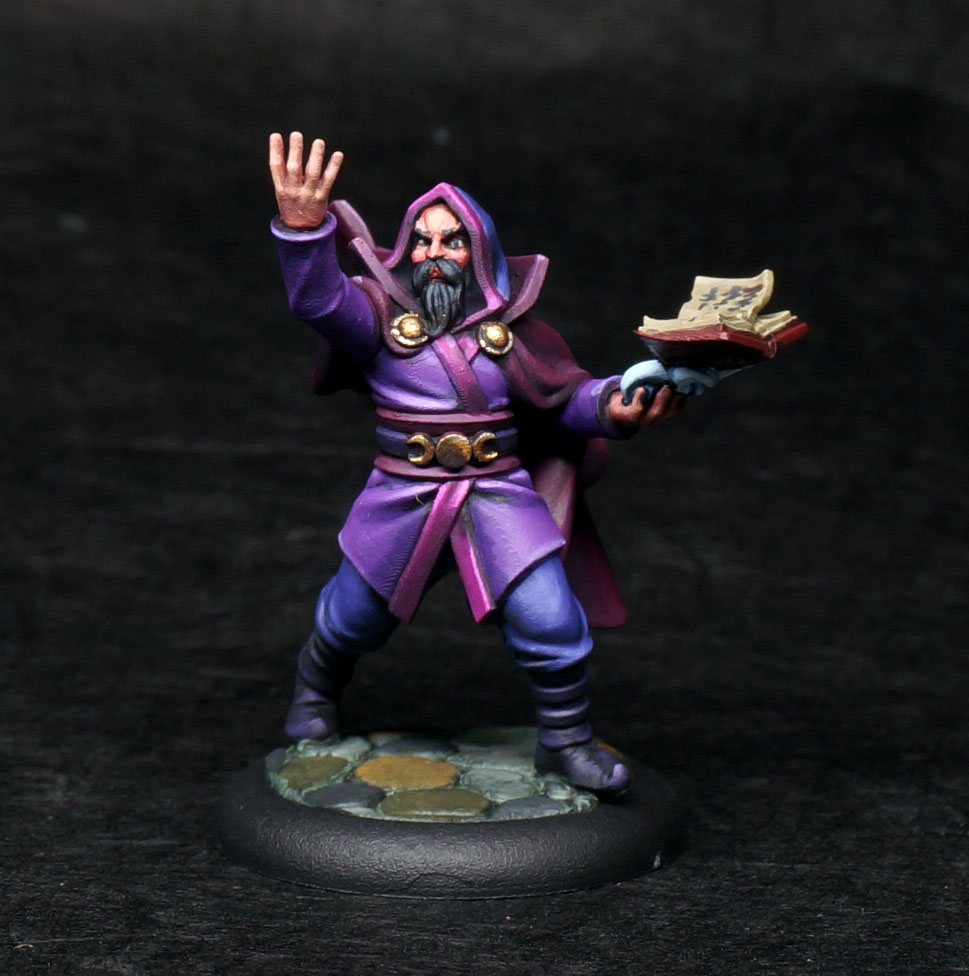 3D Printable Human Wizard [PRE-SUPPORTED] by Vae Victis Miniatures
