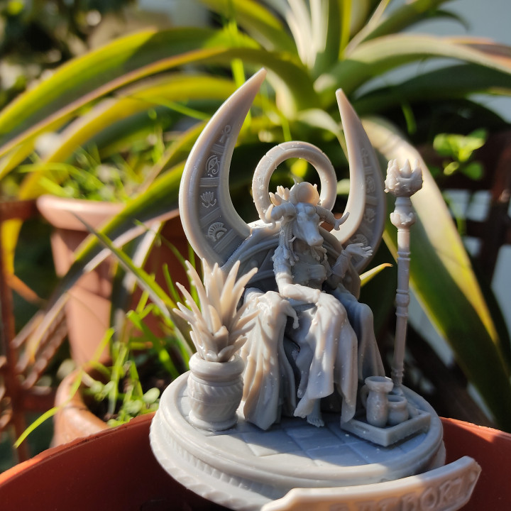 3D Printable Lore of the Nile, Five gods set (pre-supported) by ...