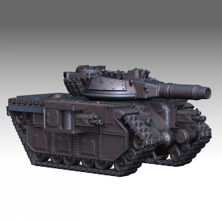 3D Printable Viking tank by HORDE miniatures