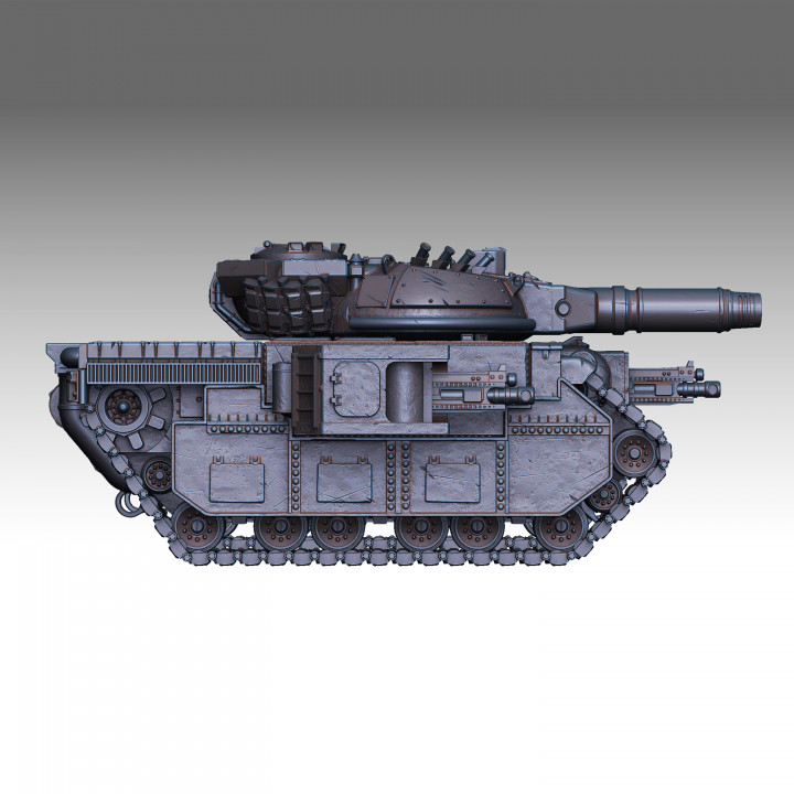 3D Printable Viking tank by HORDE miniatures