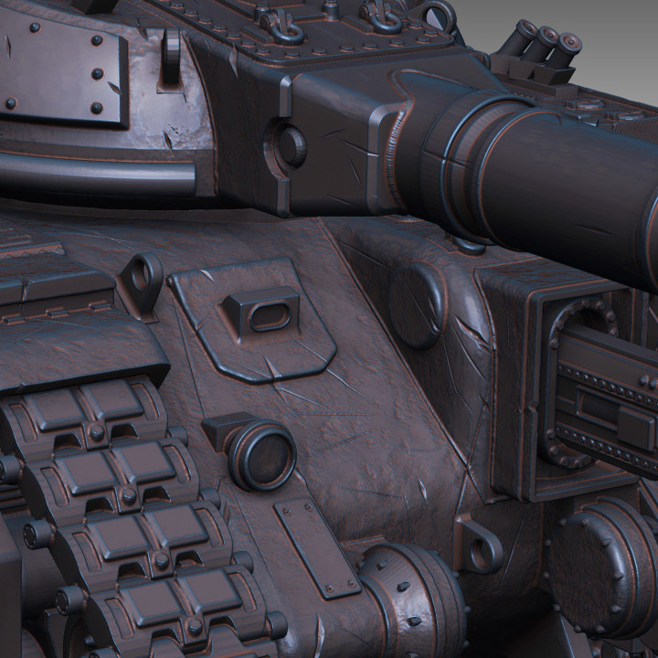 3D Printable Viking tank by HORDE miniatures