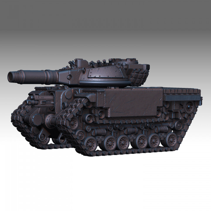 3D Printable Viking tank by HORDE miniatures