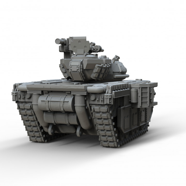 3D Printable Viking tank by HORDE miniatures