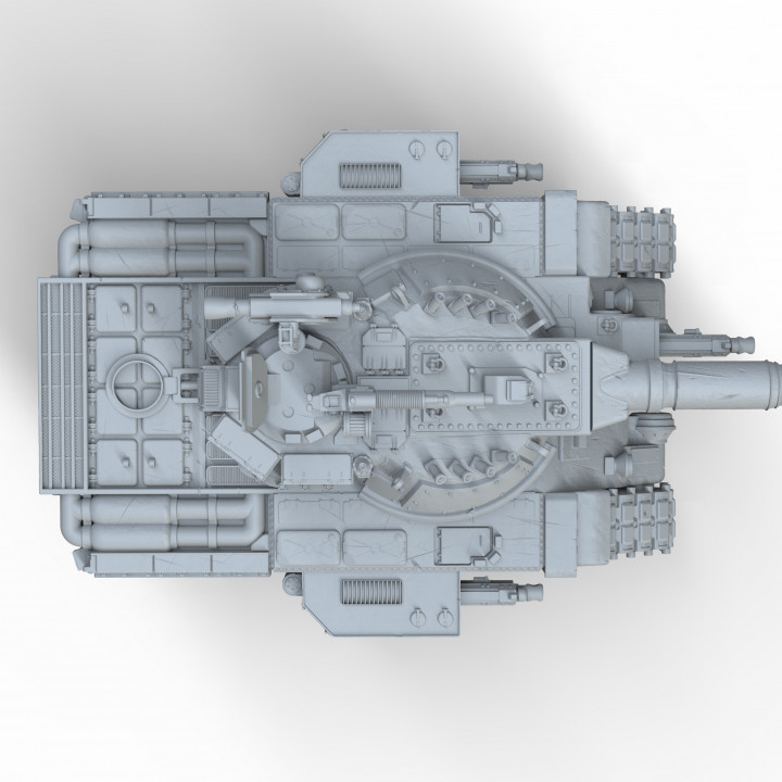 3D Printable Viking tank by HORDE miniatures
