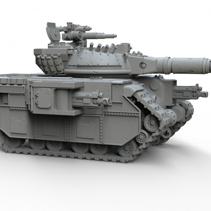 3D Printable Viking tank by HORDE miniatures