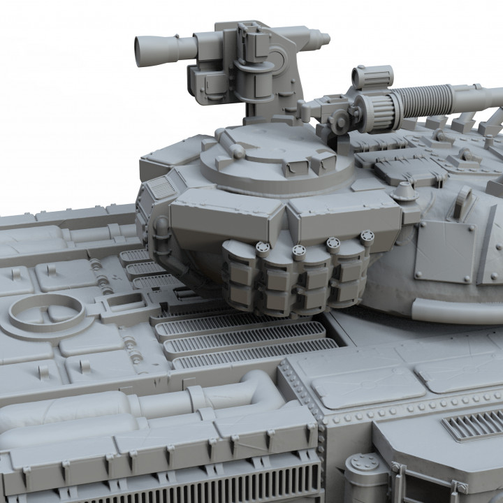 3D Printable Viking tank by HORDE miniatures