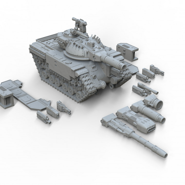 3D Printable Viking tank by HORDE miniatures