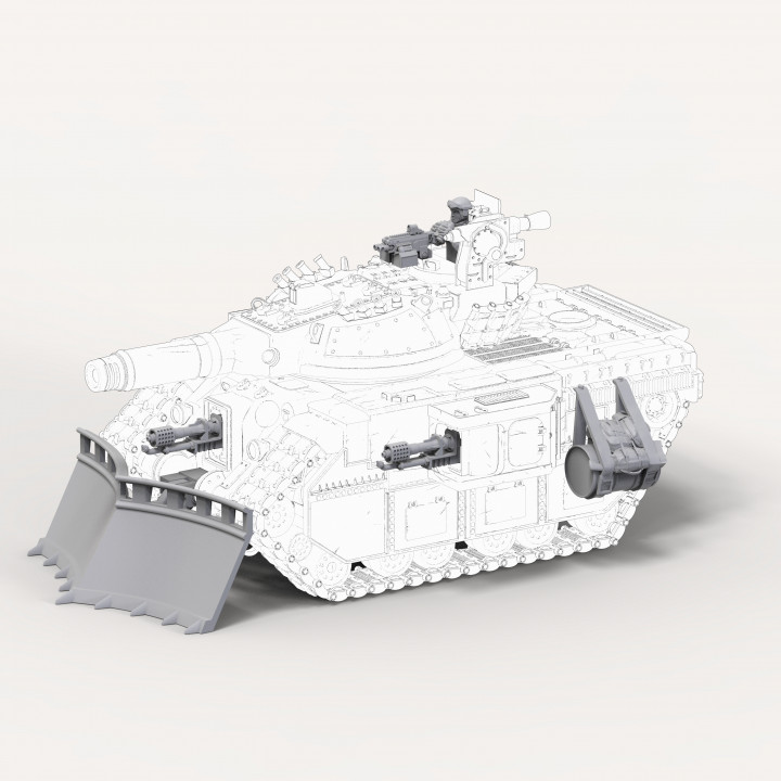 3D Printable Viking tank by HORDE miniatures
