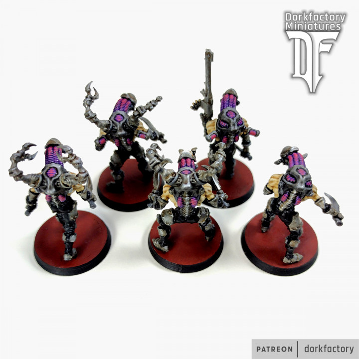3D Printable Corpse-Composite Shadowhusks | dark evil cyborg space pain ...