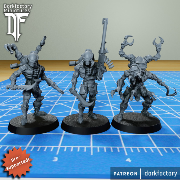 3D Printable Corpse-Composite Shadowhusks | dark evil cyborg space pain ...