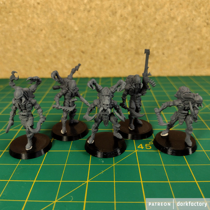 3D Printable Corpse-Composite Shadowhusks | dark evil cyborg space pain ...