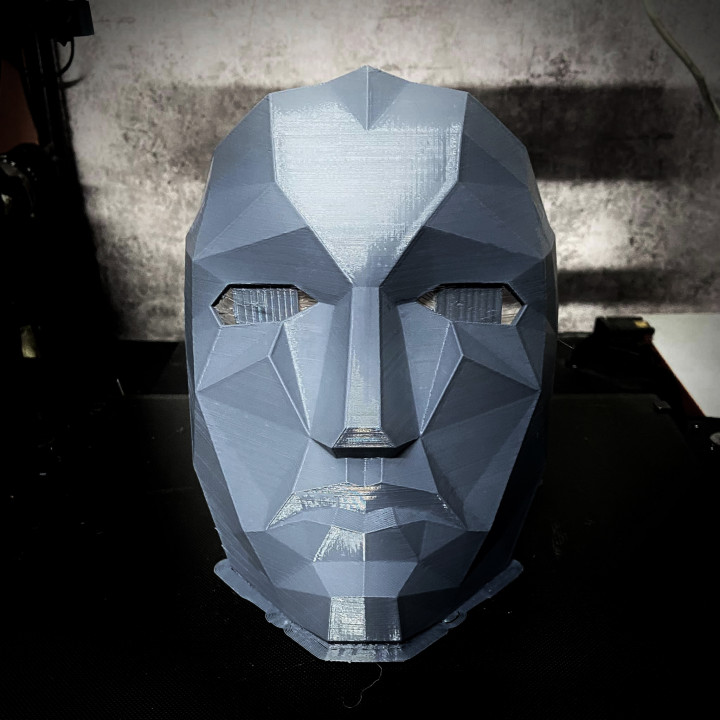 3D Print of Front Man Mask - Halloween Cosplay by 3DpropsDesigns