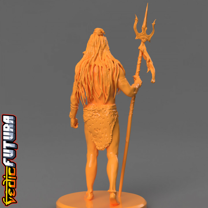 3D Printable Shiva-Jatadhar - The One with Matted Hair by VedicFutura