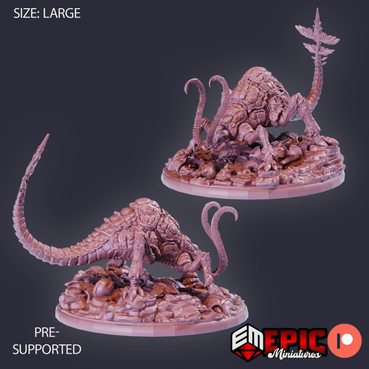 3D Printable Rust Creeper Eating / Metal Eating Insect Monster ...