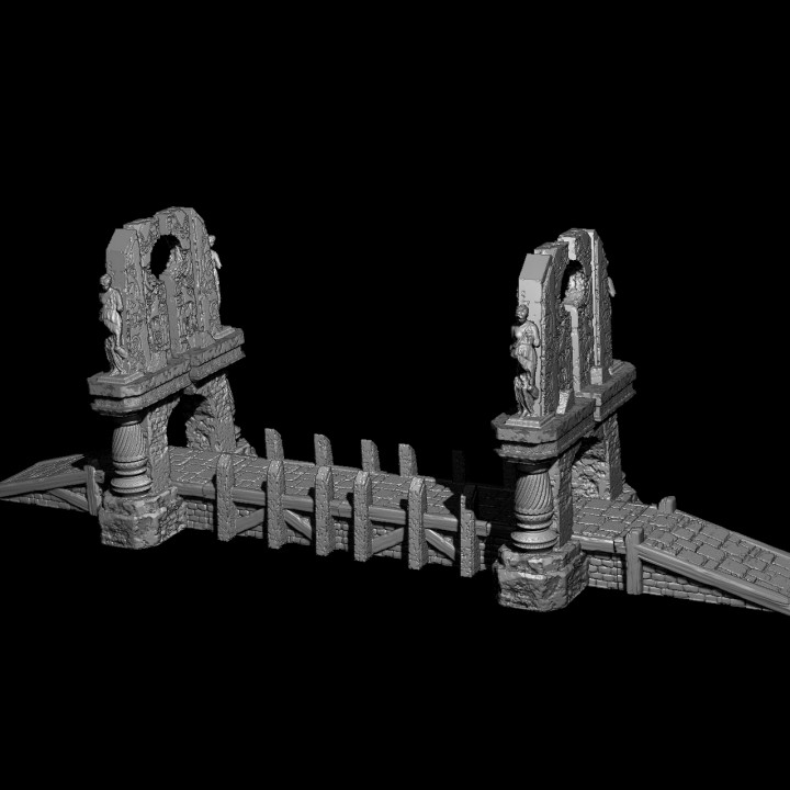 3D Printable The Shadow Bridge by Dungeon Master
