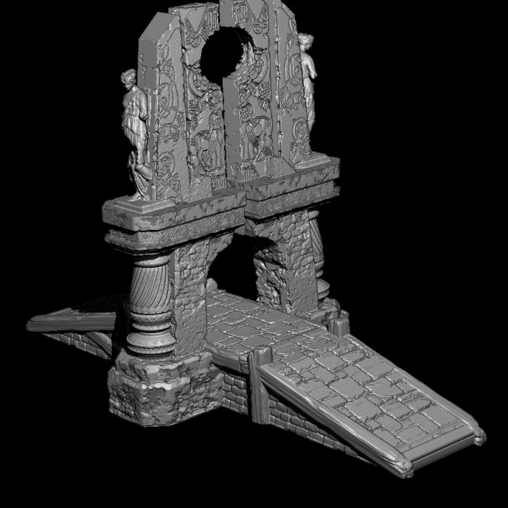 3D Printable The Shadow Bridge by Dungeon Master