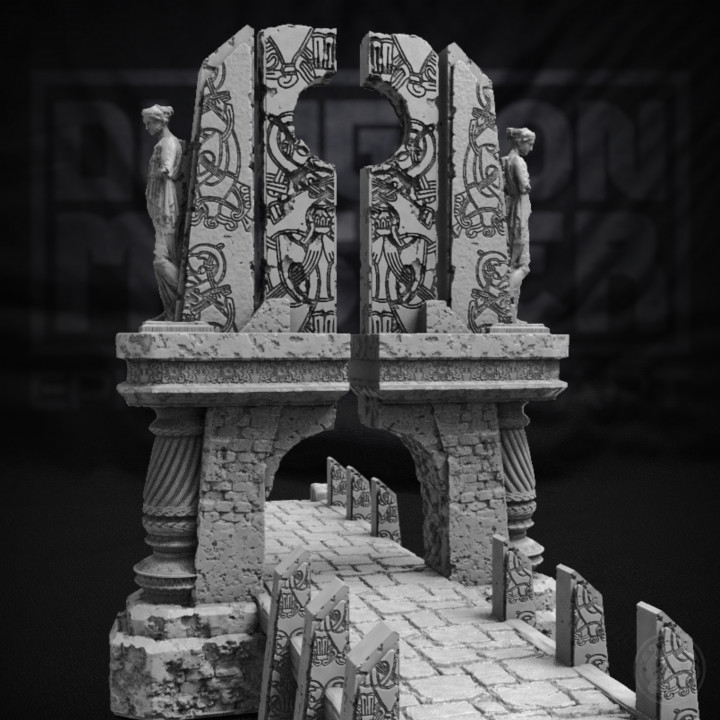 3D Printable The Shadow Bridge by Dungeon Master