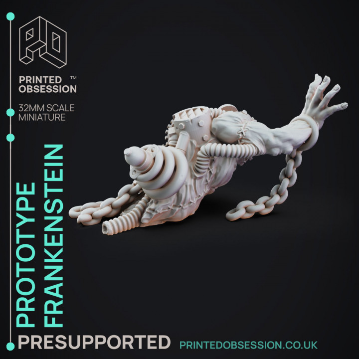3D Printable Prototype Franklenstein - Frankensteins Lab - PRESUPPORTED ...