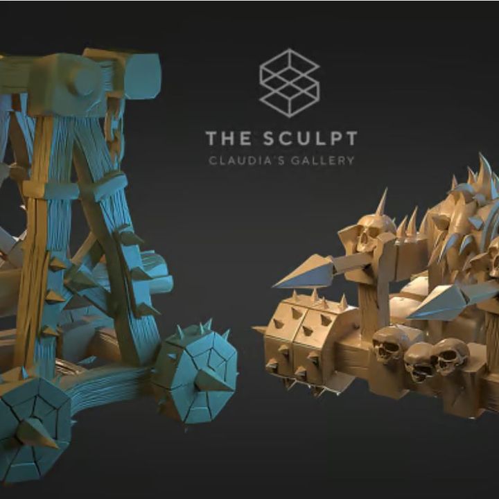 3D Printable Siege Elements by Claudia'Sculpts