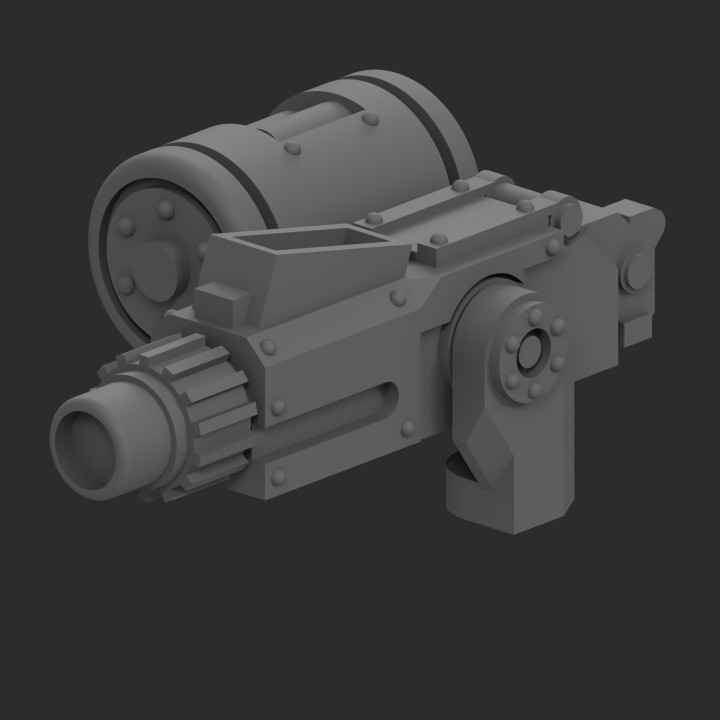 3D Printable Maul Pattern Bolt Gun by Laserforge Miniatures