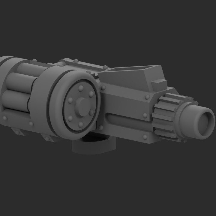 3D Printable Maul Pattern Bolt Gun by Laserforge Miniatures