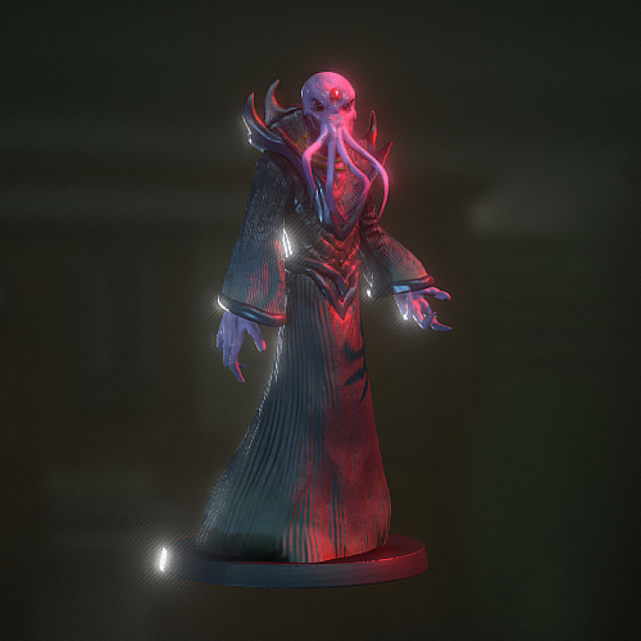 3D Printable Illithid by Zenden