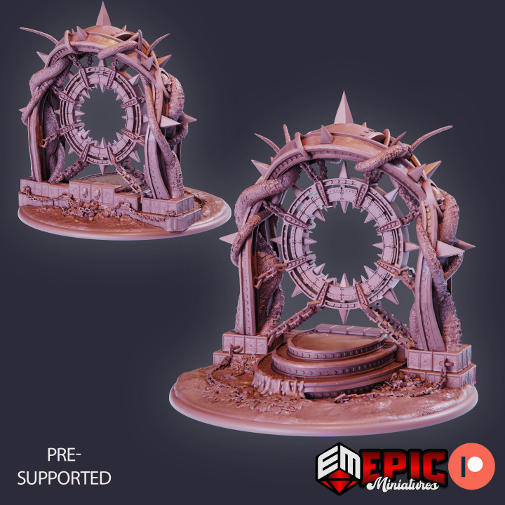 3D Printable Hells Gate / Portal to the Abyss / Demonic Hell Door by ...