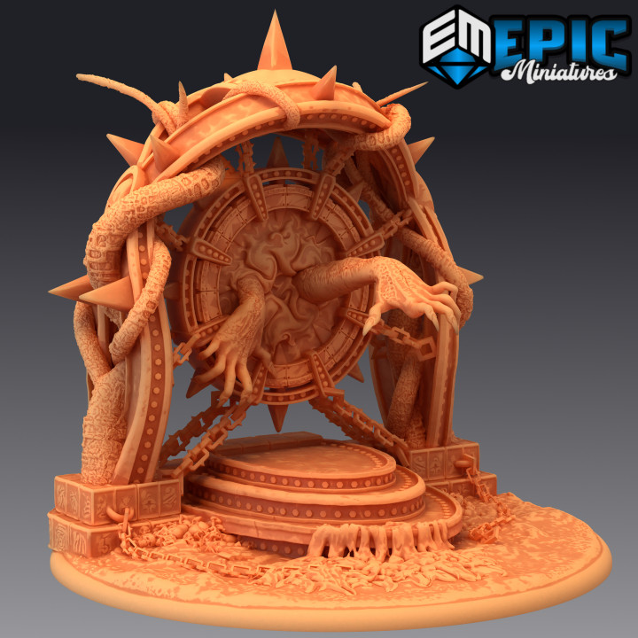 3D Printable Hells Gate / Portal to the Abyss / Demonic Hell Door by ...