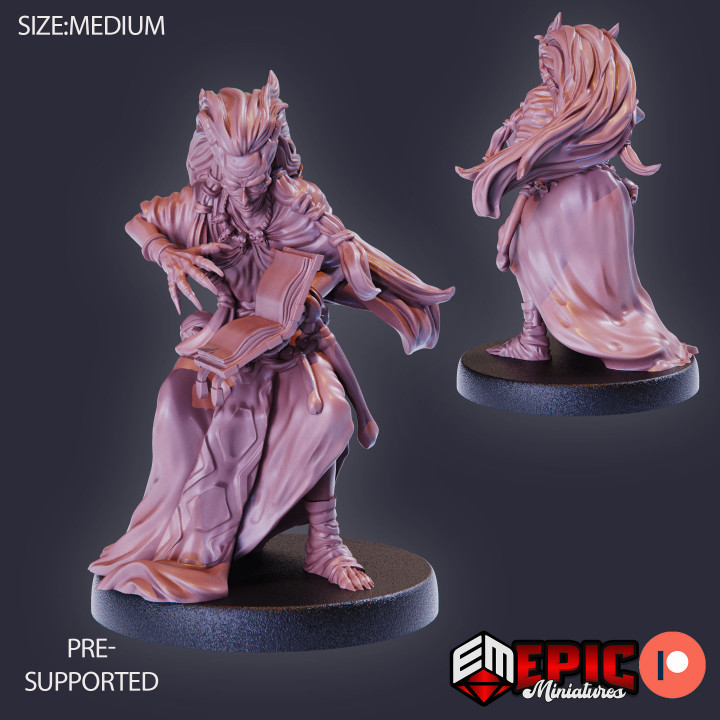 3D Printable Night Hag Spellbook / Old Demon Witch / Classic Devil ...