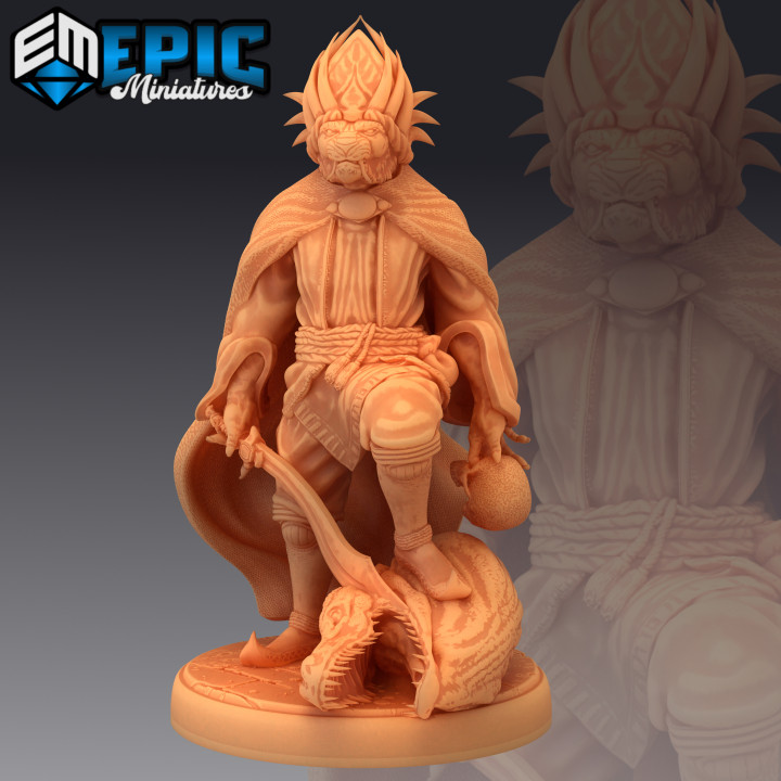 3D Printable Rakshasa Set / Tiger Demon / Classic Devil Encounter by ...