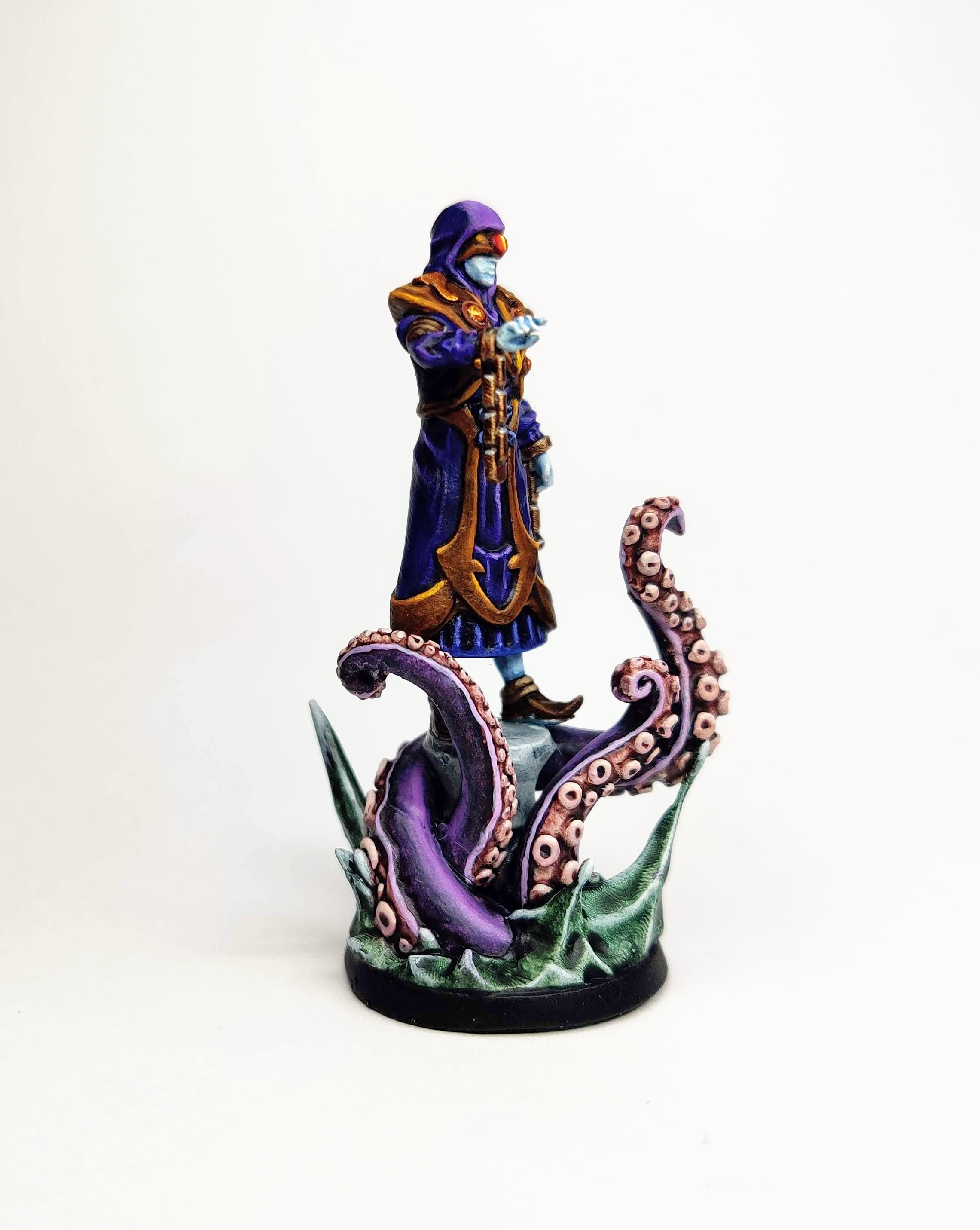 3D Printable Dark Cultist / Evil Chained Sorcerer / Demon & Devil ...