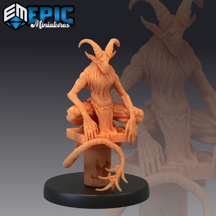 3D Printable Goat Demon Set / Children of Baphomet / Minions of Hell ...