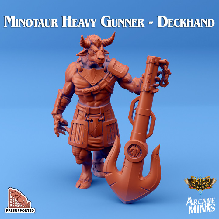 3D Printable Deckhands - Pack 4 by Sordane Publishing