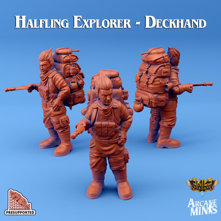 3D Printable Deckhands - Pack 4 by Sordane Publishing