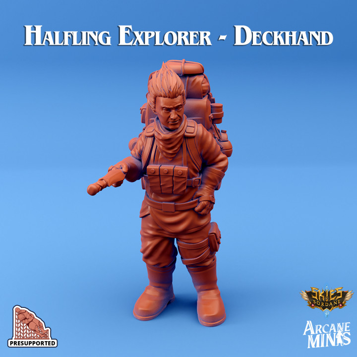 3D Printable Deckhands - Pack 4 by Sordane Publishing