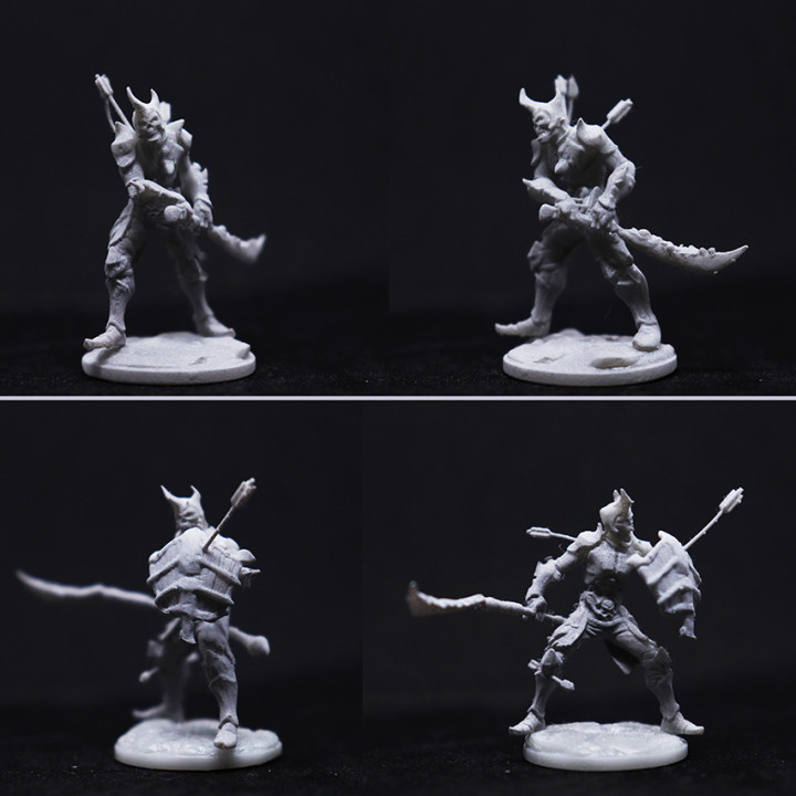 3D Printable Revenant Warriors - Skeleton Knights by Ronin Arts Workshop