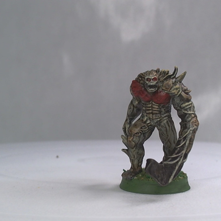 3D Print of Flesh Horror / Undead Muscle Golem / Skinned Abomination by ...