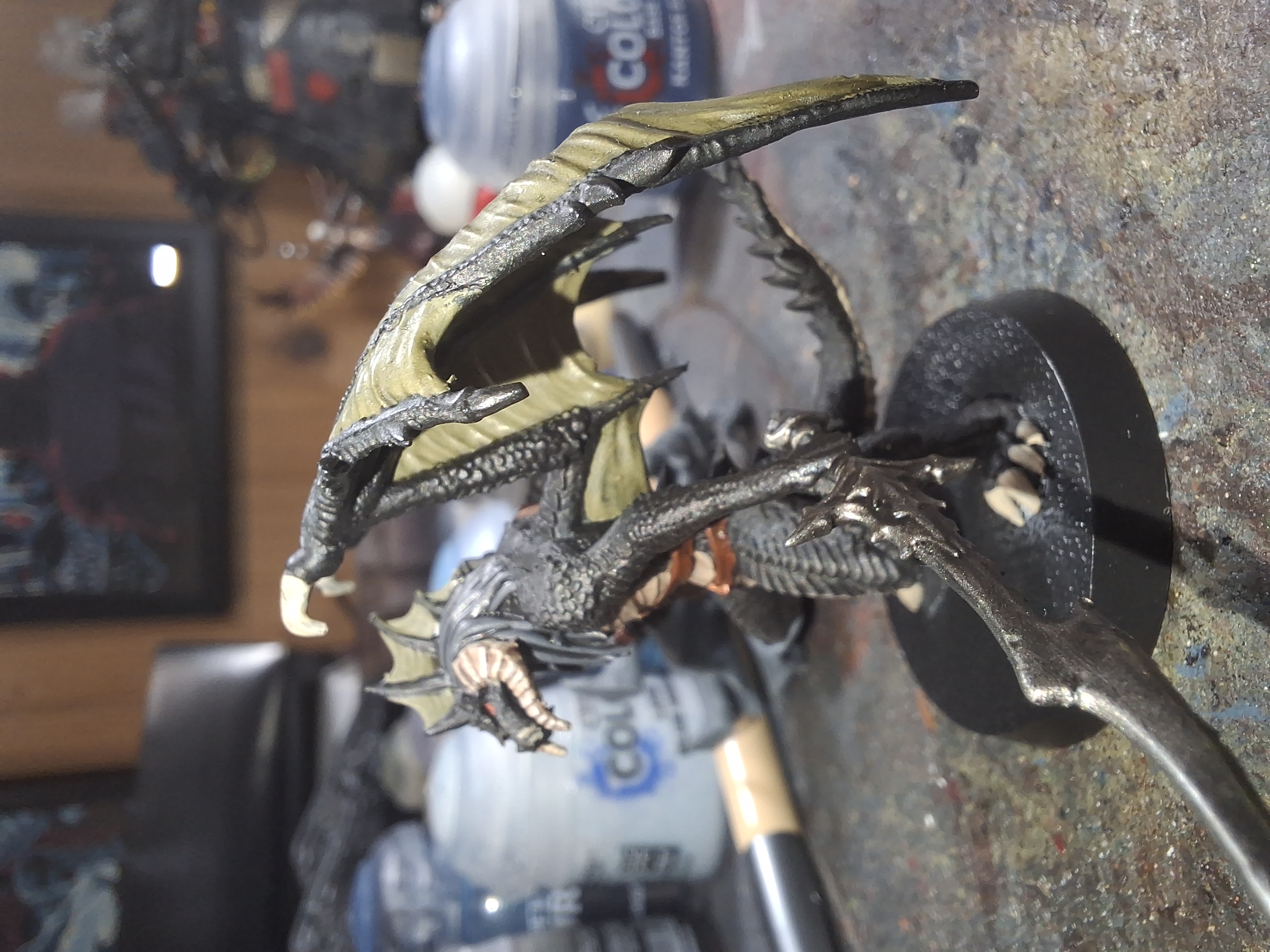 3D Printable Draconic Demon Black / Acid Dragon Devil / Winged Skull ...