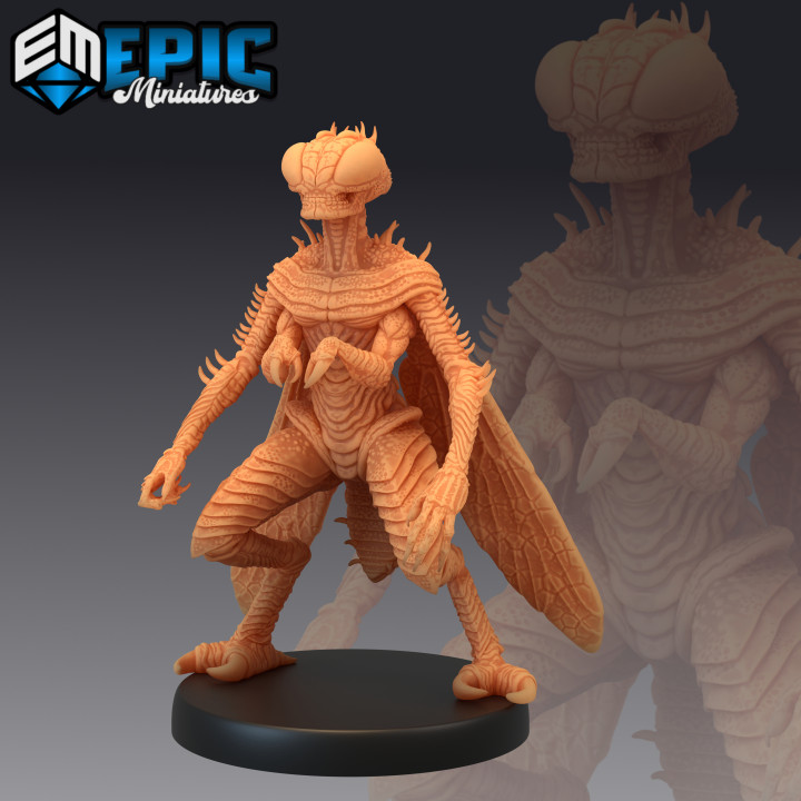 3D Printable Fly Demon / Insectoid Devil / Minion of Beelzebub / Flying ...