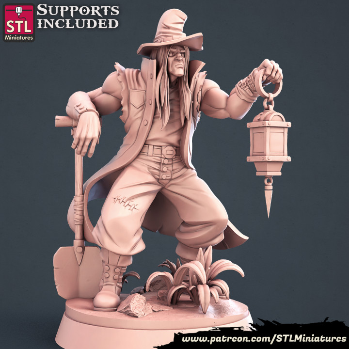 3D Printable Undertaker by STL Miniatures 3D Printable Undertaker by STL Miniatures